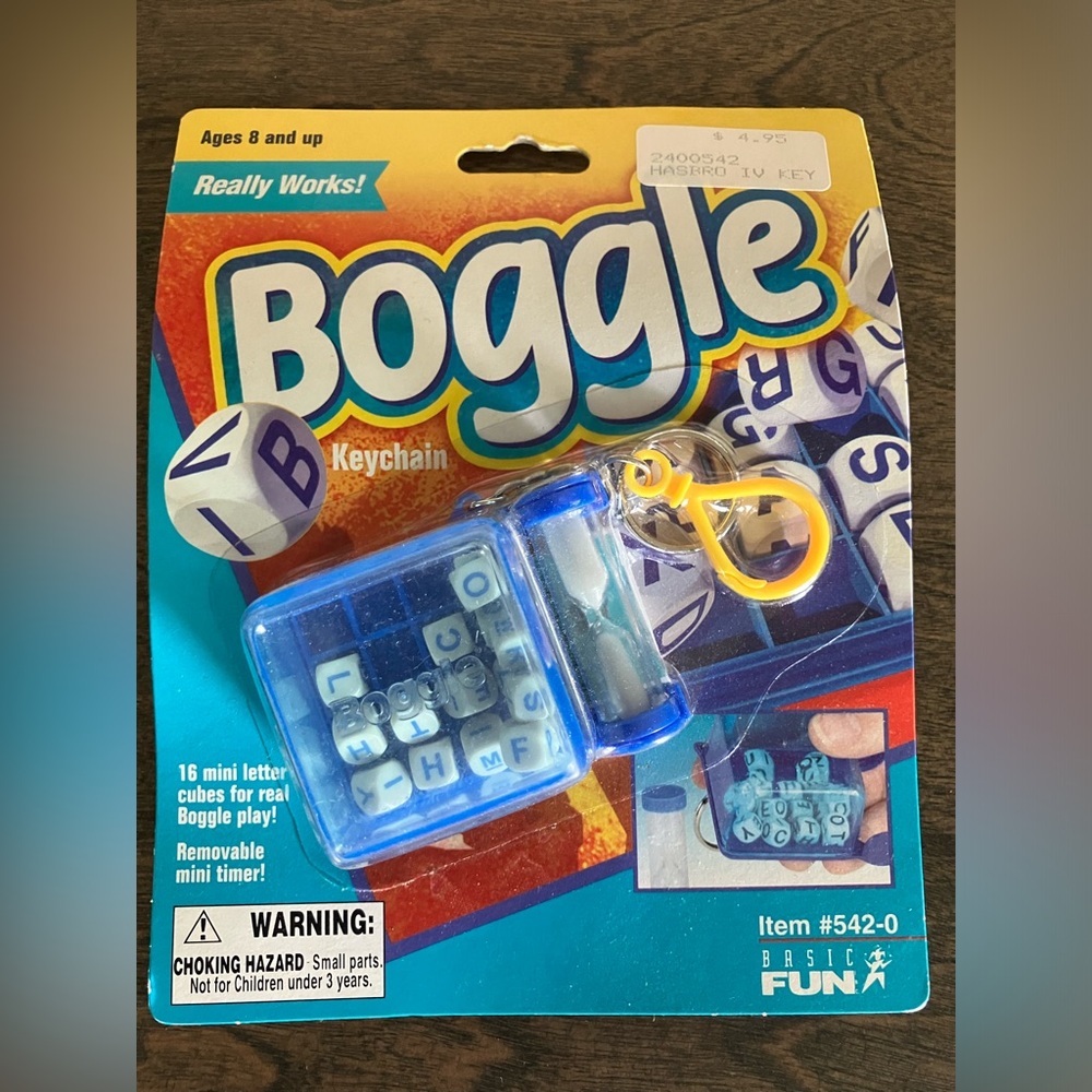 Vintage 2000 Boggle Basic Fun Miniature Board Game To… - Gem